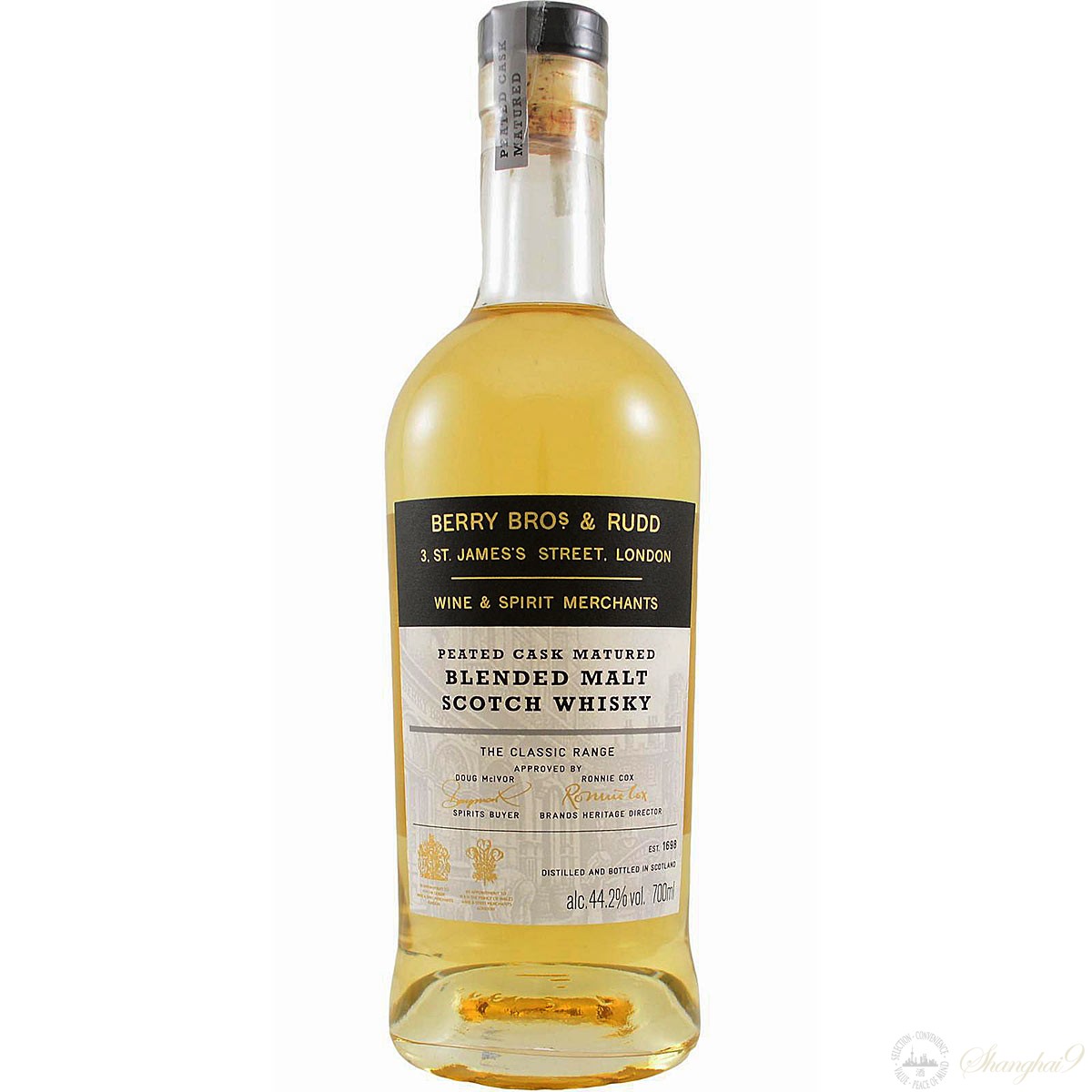 Berry Bros & Rudd Classic Peated Cask Blended Malt Scotch Whisky